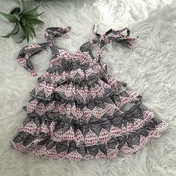 Saurette | Dresses | Chasing Fireflies Girls Tier Ruffle Rhumba Dress ...